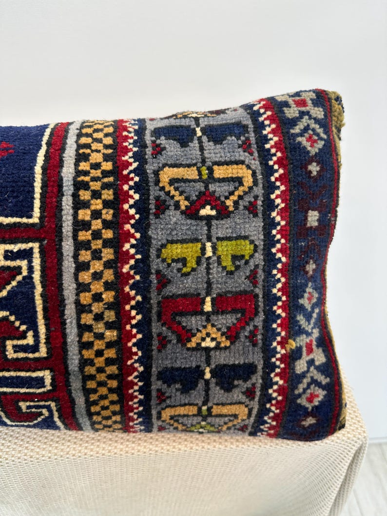 Oversize 12x48 Vintage Rug Lumbar Pillow – Long Decorative Cushion - Etsy