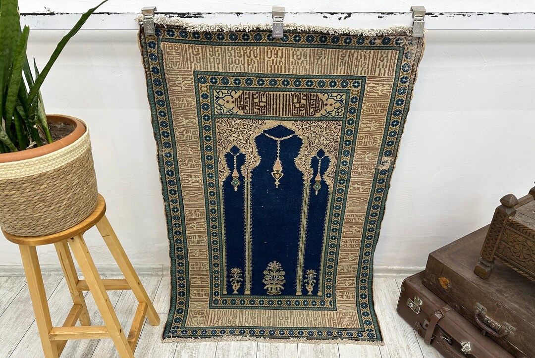 Turkish Prayer Mat, Prayer Mat Rug, Muslim Prayer Rug, Janamaz, Islamic ...