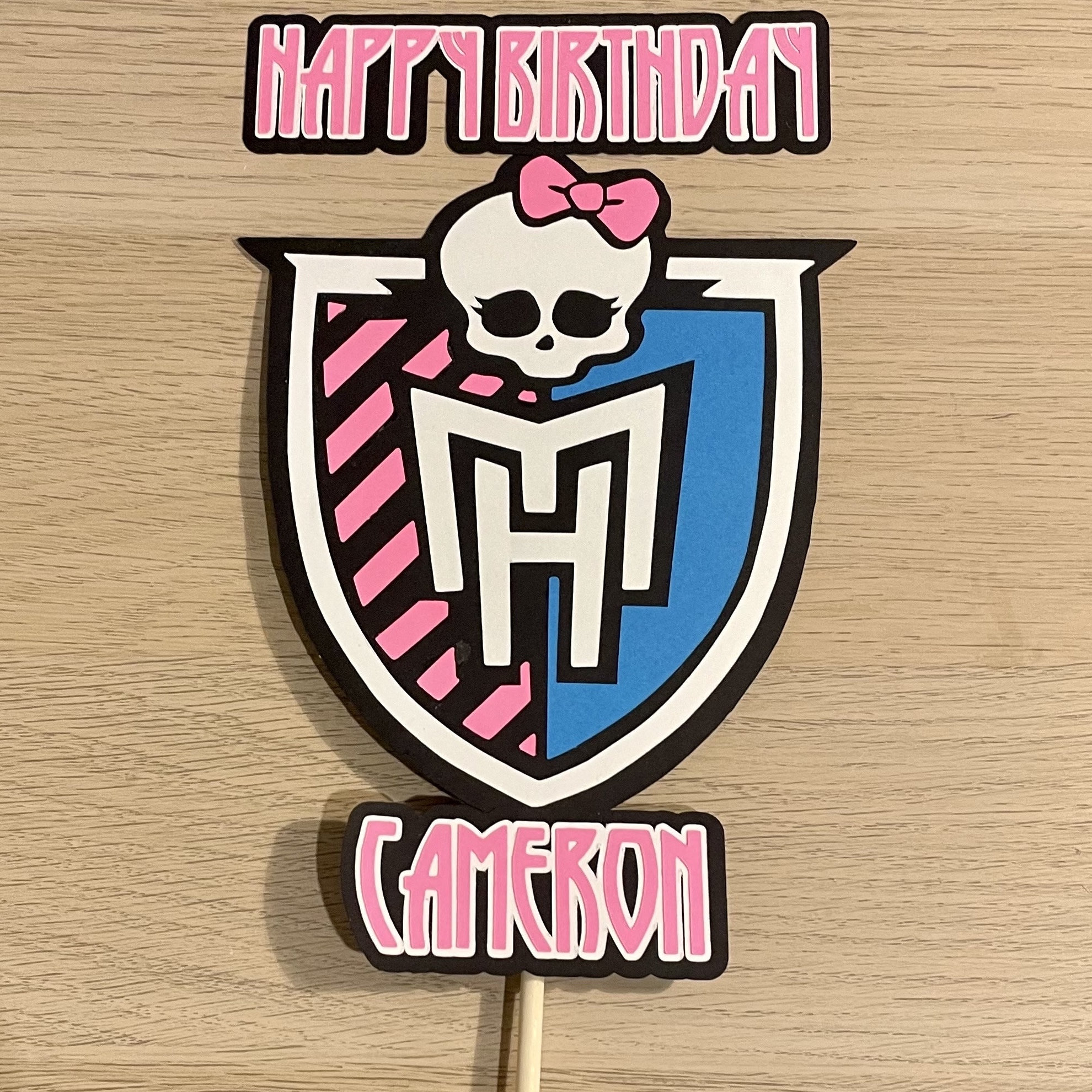 Monster High Logo Cake