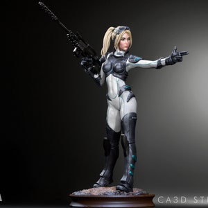 Nova Starcraft 8K Cyberpunk Scifi NSFW 75mm 1/12th Miniature | Model ...