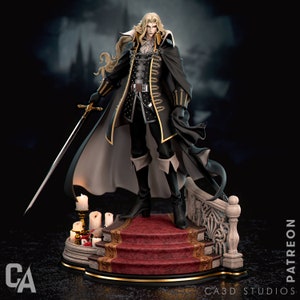 Alucard Castlevania Video Games Anime 8K D&d/pathfinder 75mm 1/12th ...