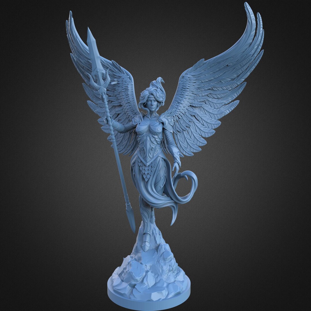 Astrid Skybreaker Female Celestial Warrior Aasimar 8K D&d/pathfinder ...