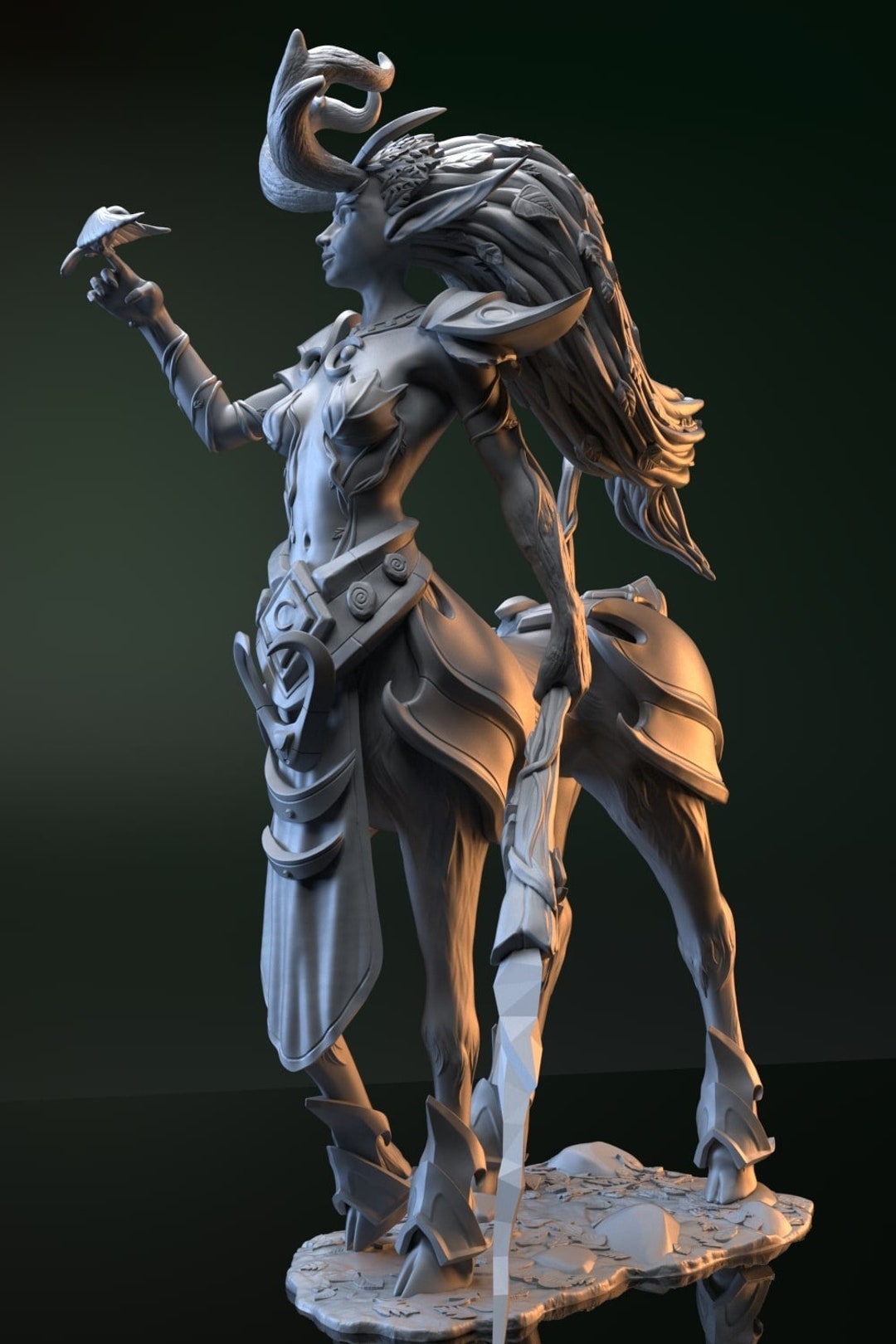 Fysi Dryad Centaur 8K D&d/pathfinder 75mm 100mm Miniature NSFW Figurine ...