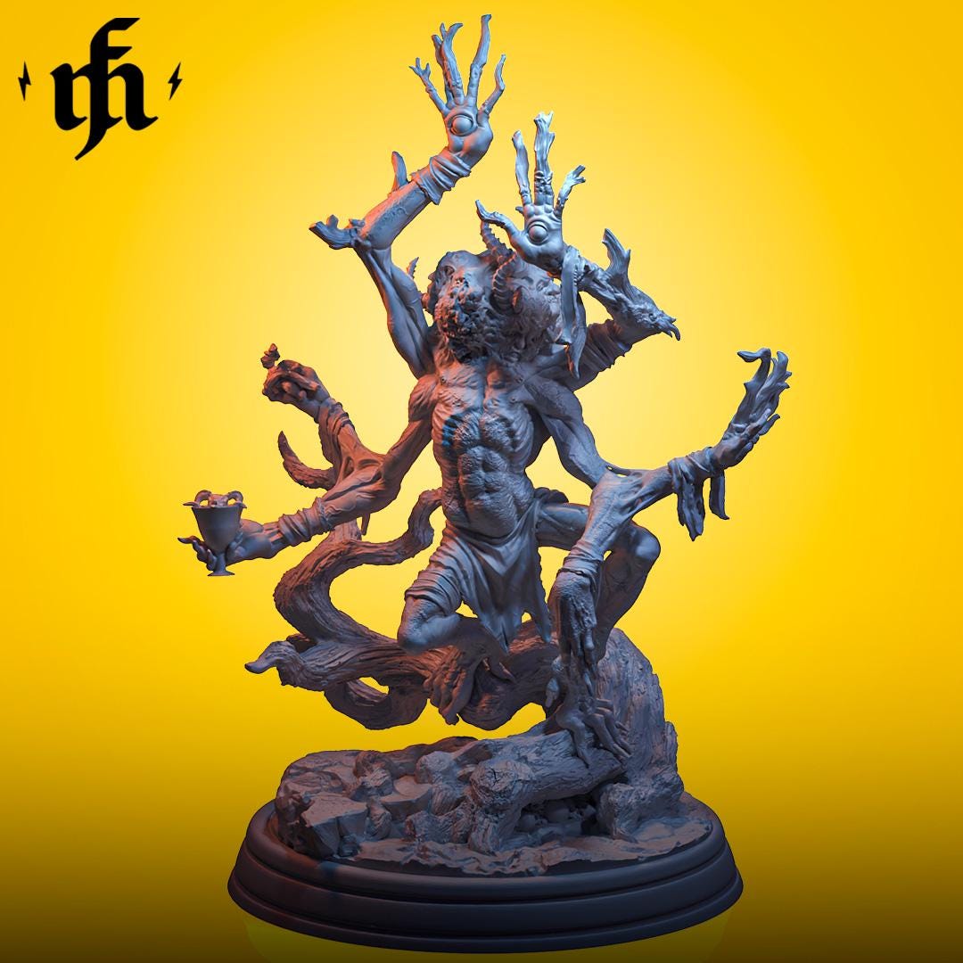 Sacred Sentinel Monster 8K D&d/pathfinder 32mm 75mm Miniature | TTRPG ...