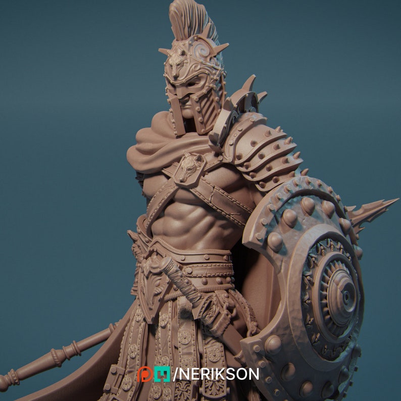 Ares God of War 8K D&d/pathfinder 32mm 75mm 100mm Miniature | Figurine ...