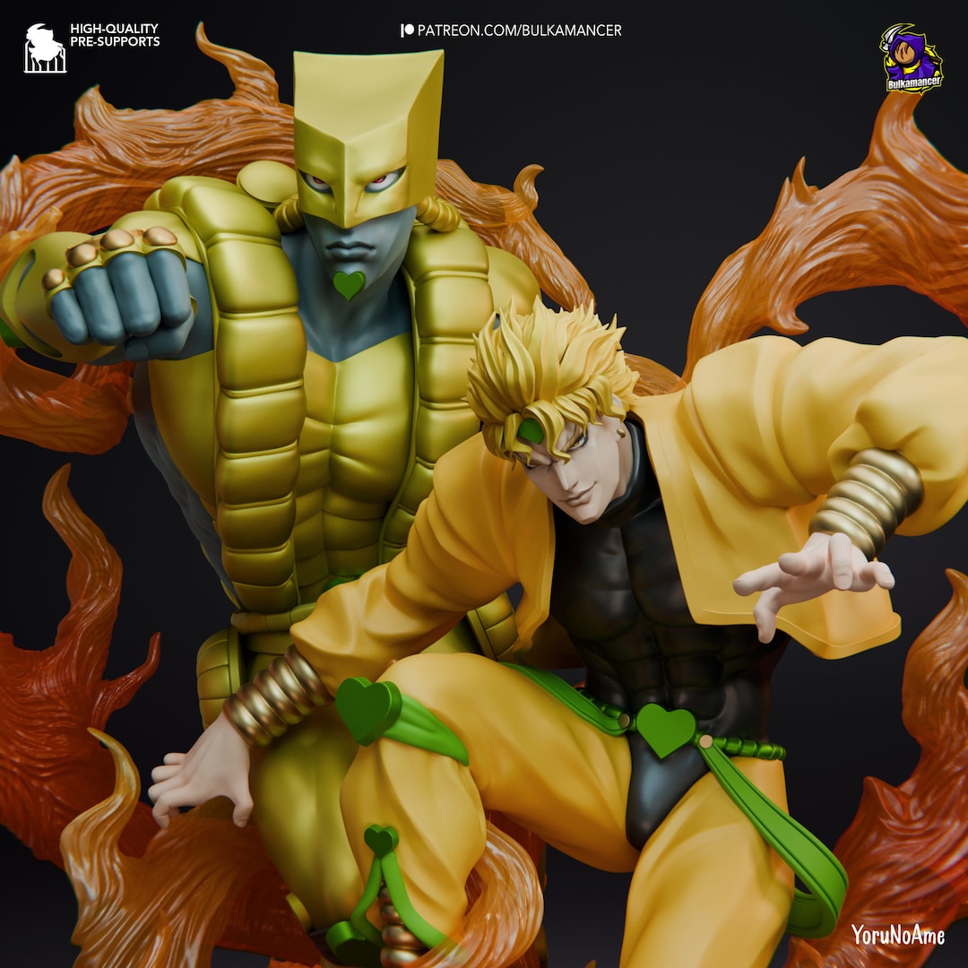 Dio and the World Jojo's Bizarre Adventure Manga 8K D&d/pathfinder 32mm ...