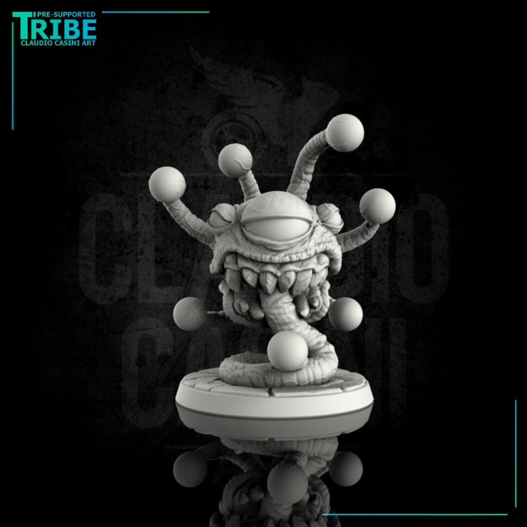 Beholder and Son 8K D&d/pathfinder 32mm 75mm Miniature RPG Model by ...