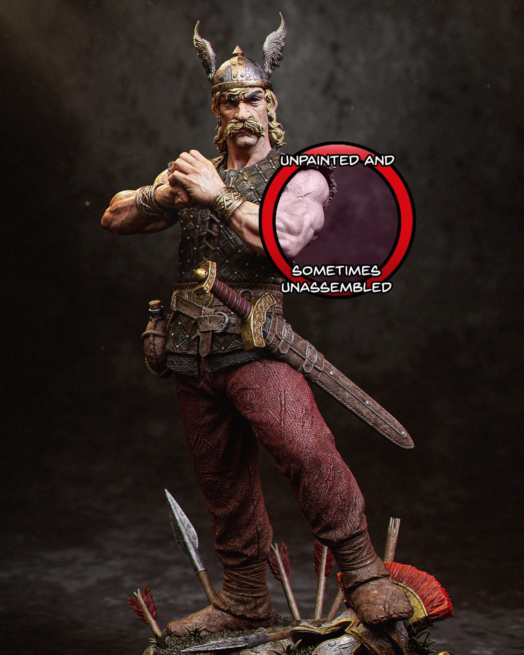 Asterix and Dogmatix Comics Gaul 8K D&d/pathfinder 75mm 1/12th ...