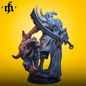 Cursed Lord Valak Male Dark Knight 8K D&d/pathfinder 32mm 75mm ...