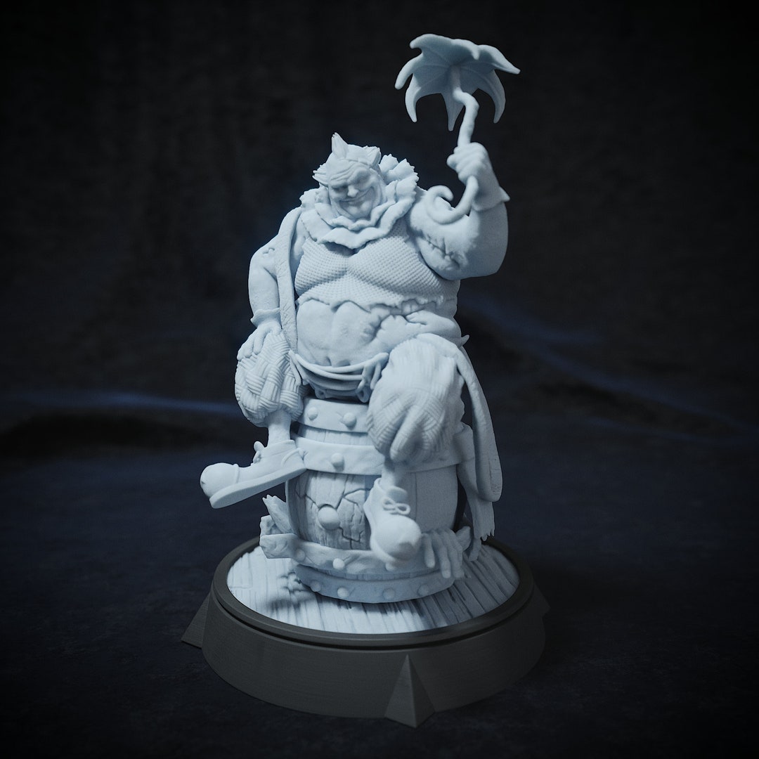 NPC Wayne the Clown 8K D&d/pathfinder 32mm 75mm 100mm - Etsy UK