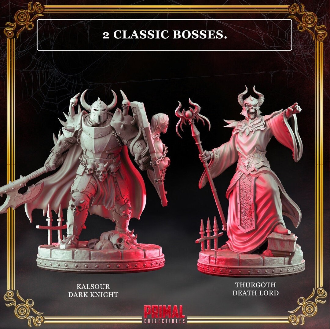 Bosses Undead 8K D&d/pathfinder 32mm 75mm Miniature | TTRPG Model | the ...