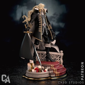 Alucard Castlevania Video Games Anime 8K D&d/pathfinder 75mm 1/12th ...