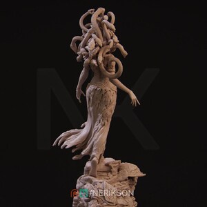 Medusa the Gorgon Standalone 8K D&d/pathfinder 75mm 140mm Miniature ...