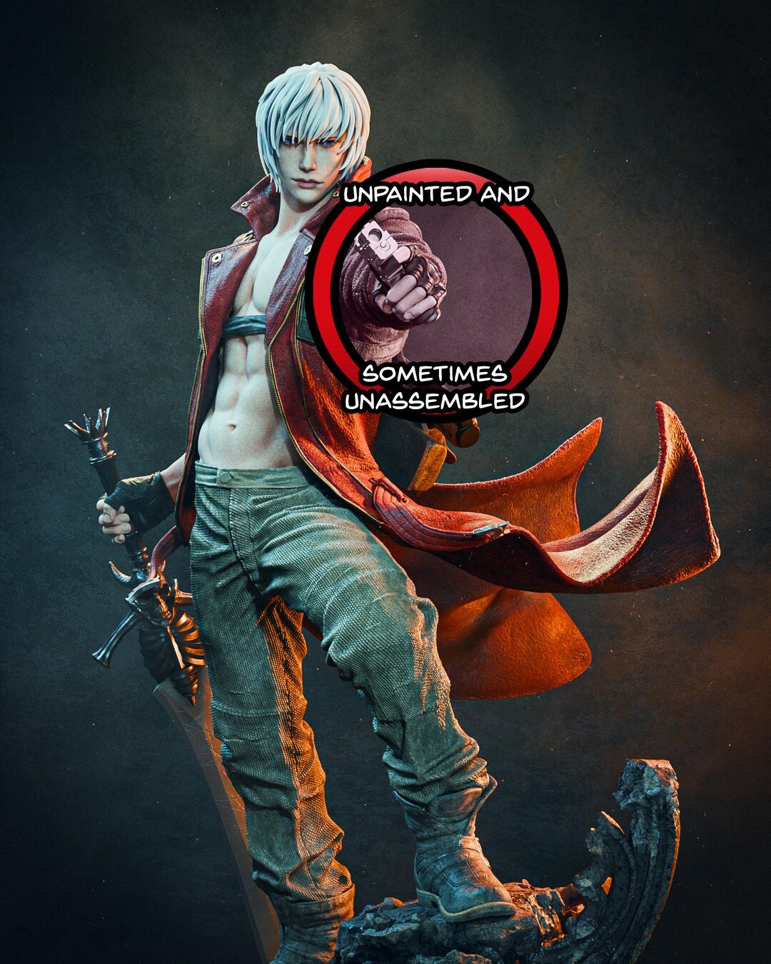 Dante Devil May Cry Video Games Anime 8K D&d/pathfinder 75mm 1/12th ...