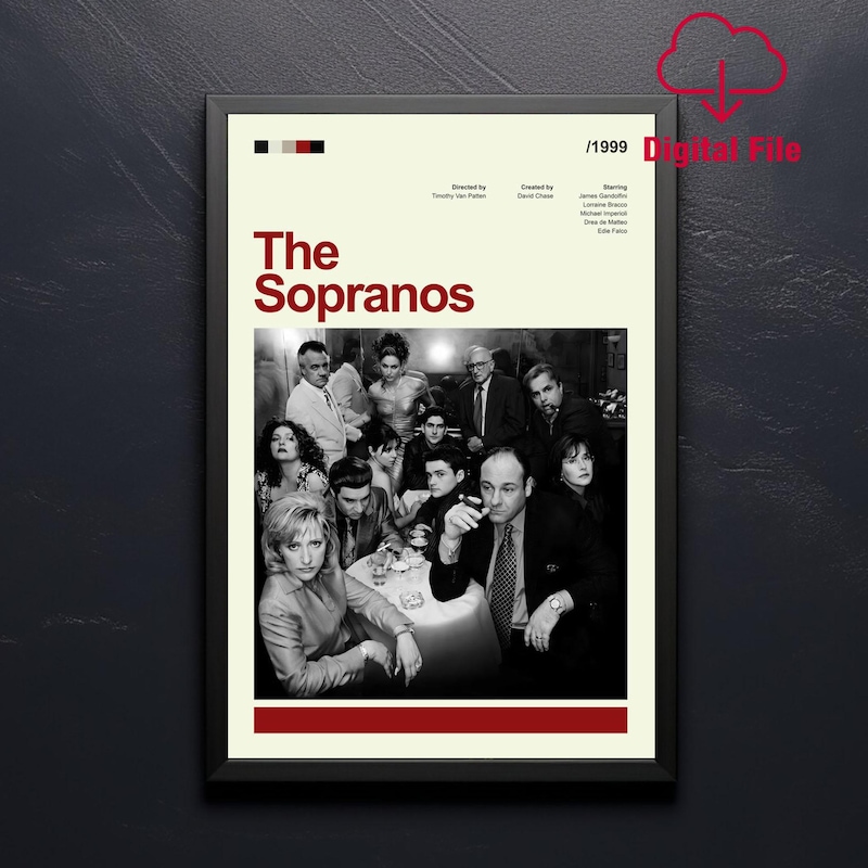 Print the Sopranos Print - Etsy
