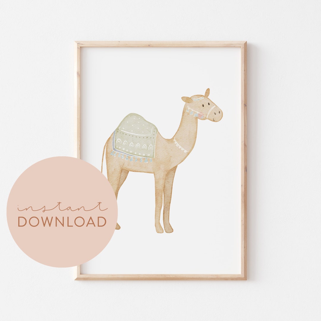 Kinderposter Weihnachtsgeschichte Kamel Download Poster Zum Ausdrucken ...