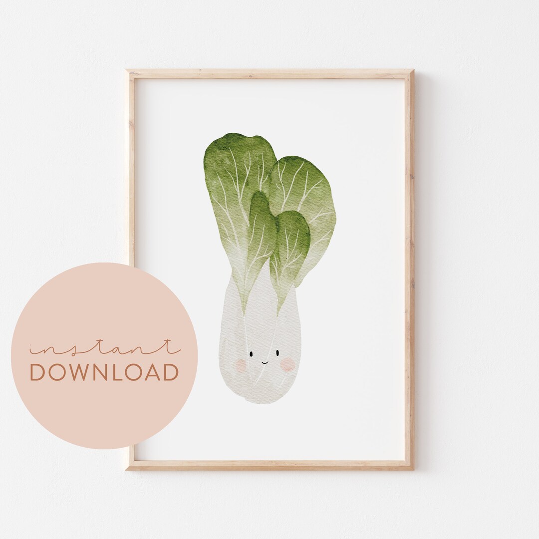Kinderposter Pakchoi Download Poster Zum Ausdrucken Sofortdownload ...