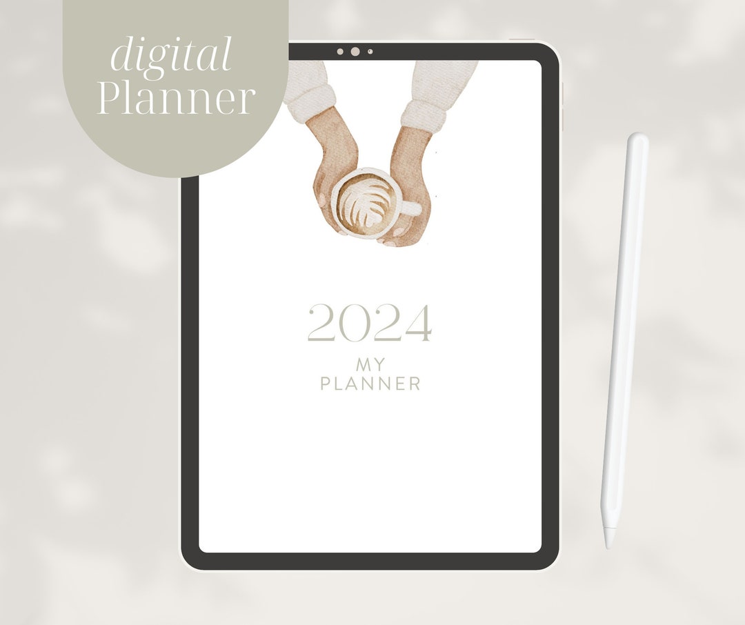 Digital Planner 2024 Calendar 2024 iPad Tablet Goodnotes Planner ...