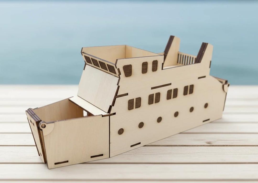 Ferry for Brio Trains - Laser Cut Template / Design - SVG Format - Etsy