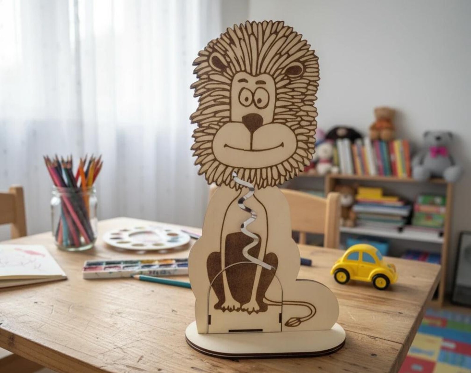 Lion Piggy Bank - Laser-cut Design / Template - SVG Format - Etsy