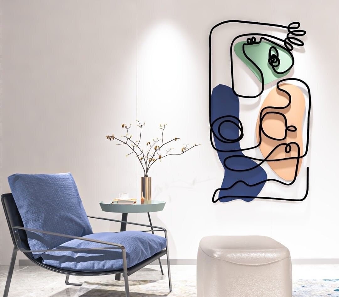 Picasso, Metal Wall Art, Metal Art, Colored Metal Art, Modern Designs ...