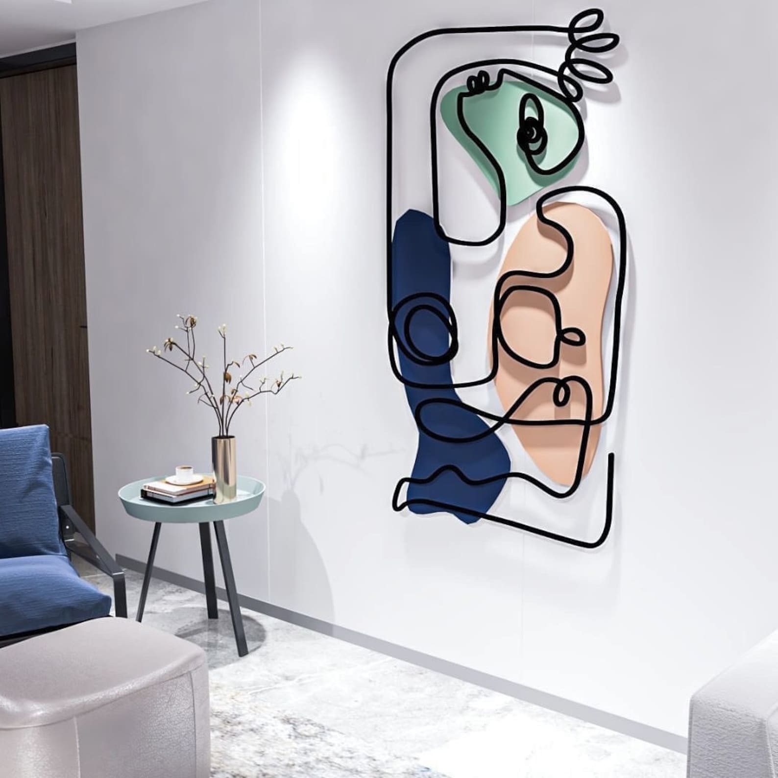 Picasso, Metal Wall Art, Metal Art, Colored Metal Art, Modern Designs ...