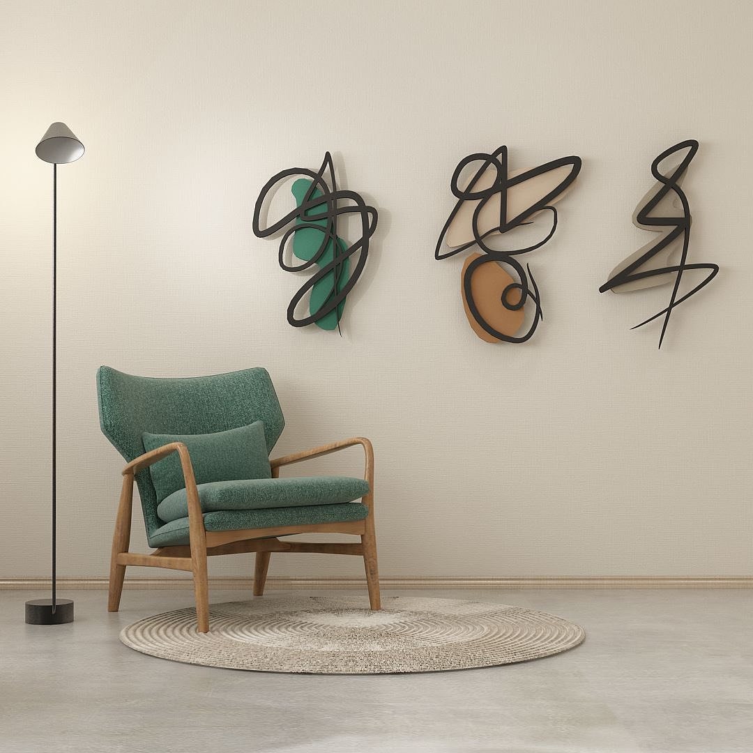 Tones Wall Art, Metal Sculpture, Colorful Metal Wall, Unique Wall Decor ...