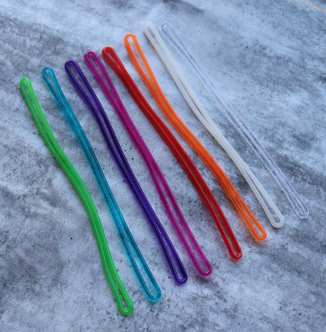 Clear Plastic Luggage Loop / Bag Tag Loop / PVC Luggage Loop / Craft ...