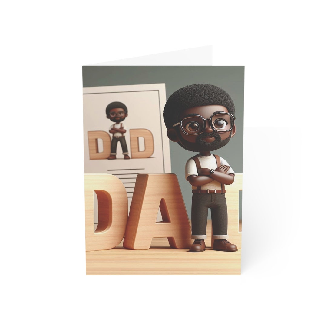 Chibi Fathers Day Card - Etsy