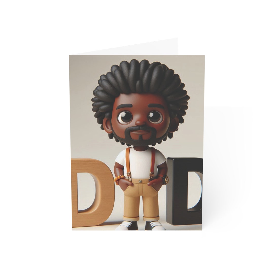 Chibi Fathers Day Card - Etsy