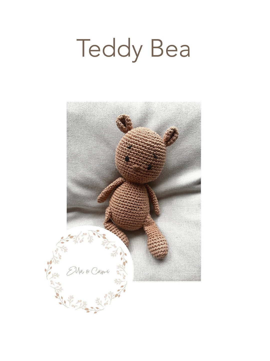 Teddy Crochet Pattern Crochet Pattern Bear Amigurumi - Etsy