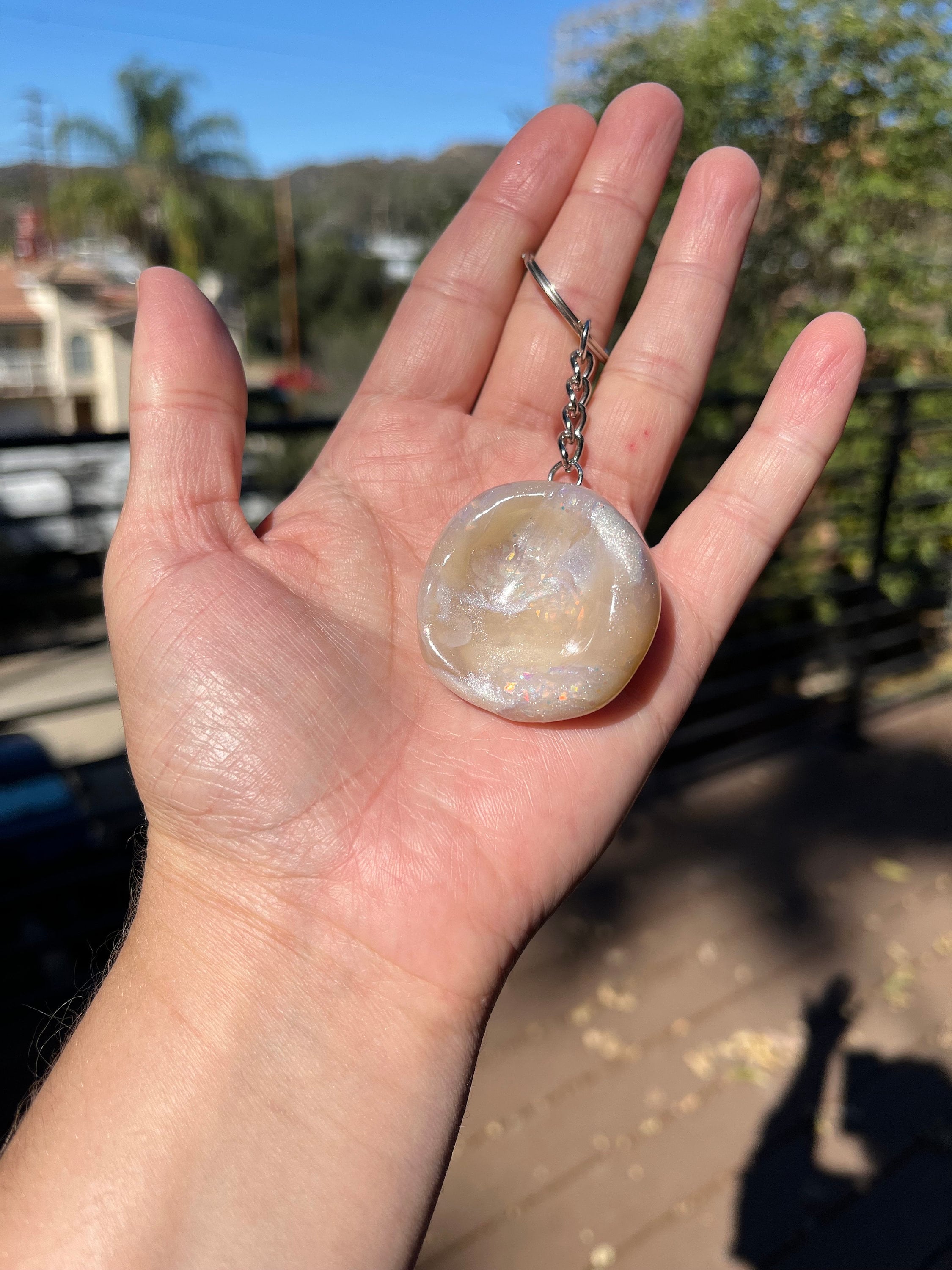 Worry Stone Keychain - Etsy