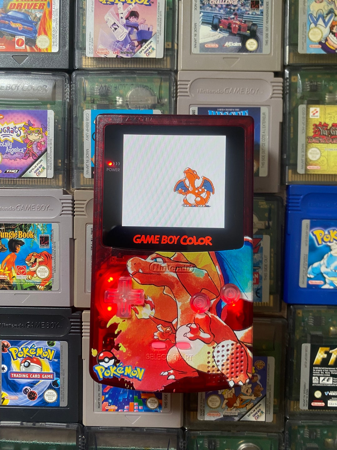 Gameboy Color Custom Modded With IPS Screen Charizard Edition - Etsy