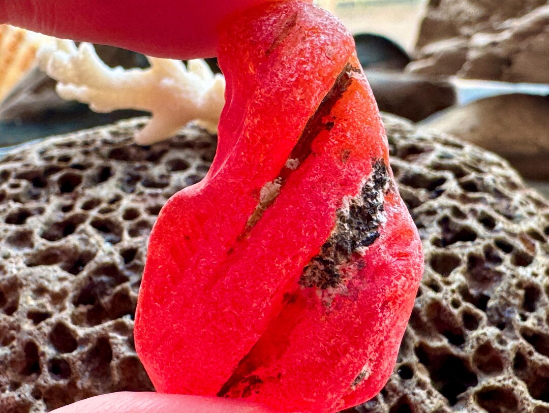 Genuine Sea Glass B2584 Red Sea Glass - Etsy