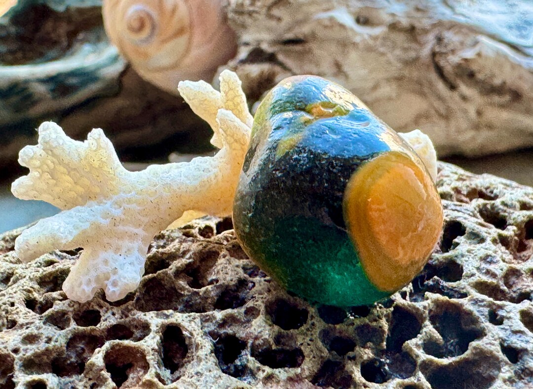 Genuine Sea Glass B2173 Rare Color - Etsy