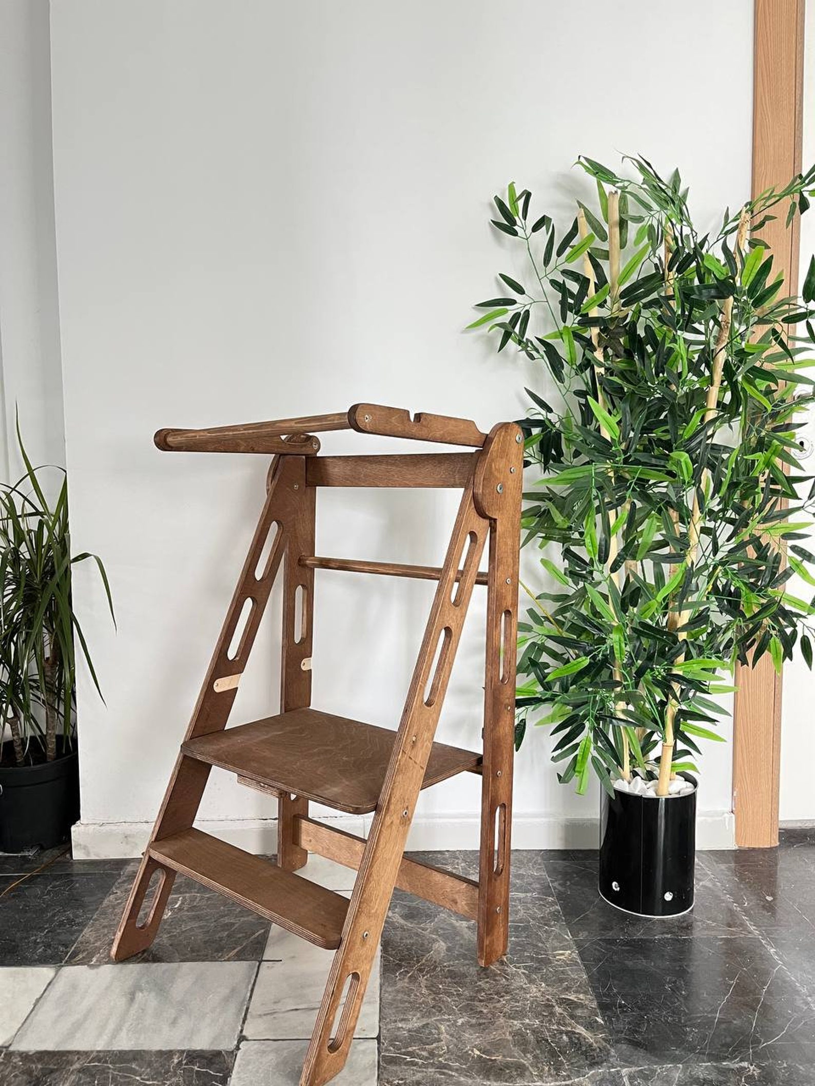 Kitchen Helper Tower Foldable Kitchen Tower Learning Stool - Etsy