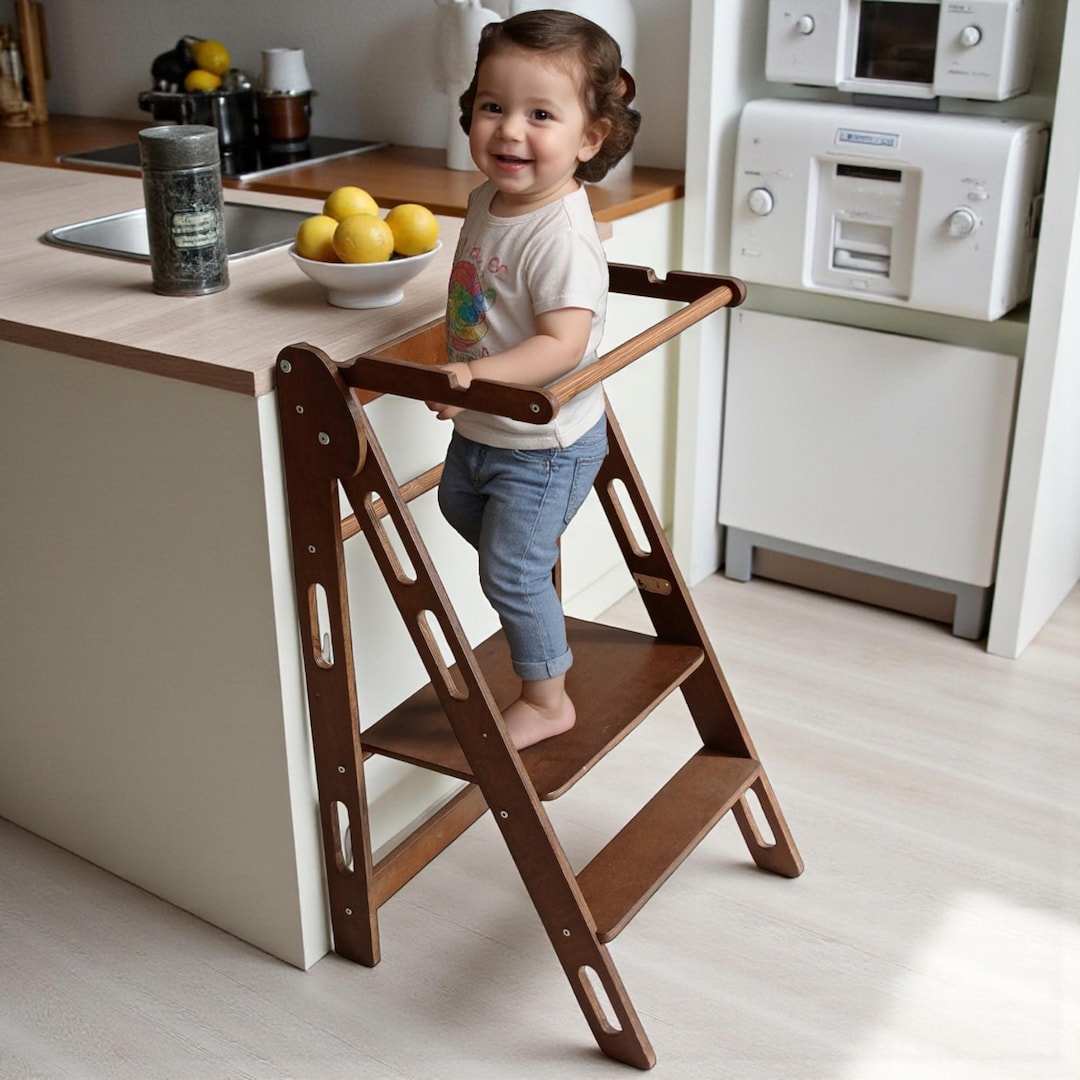 Learning Ladder Safety Platform, Moms Helper Montessori Toddler Tower ...