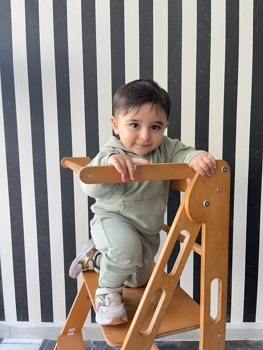 Kitchen Helper Tower Foldable Kitchen Tower Learning Stool - Etsy