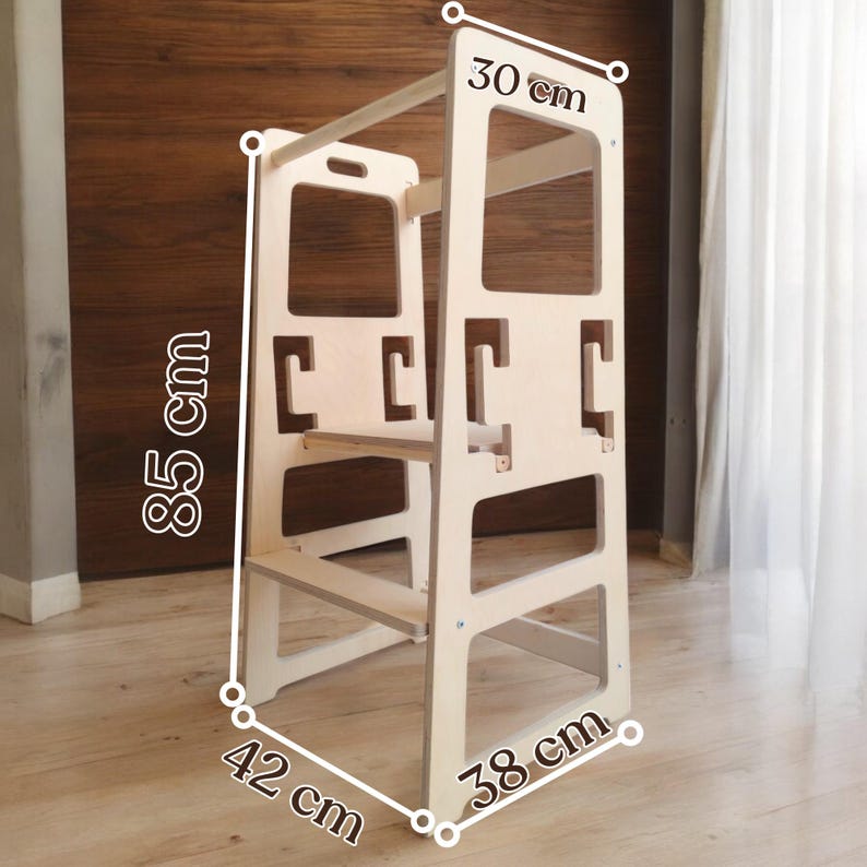 Solid Tower Lightweight for Toddler, Height Adjustable Montessori Kid ...