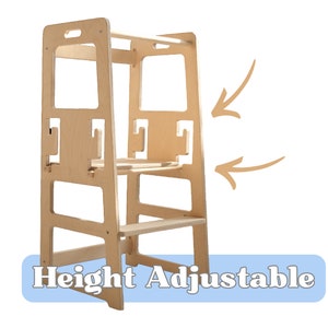 Learning Stool for Toddlers Height Adjustable, Montessori Kids ...