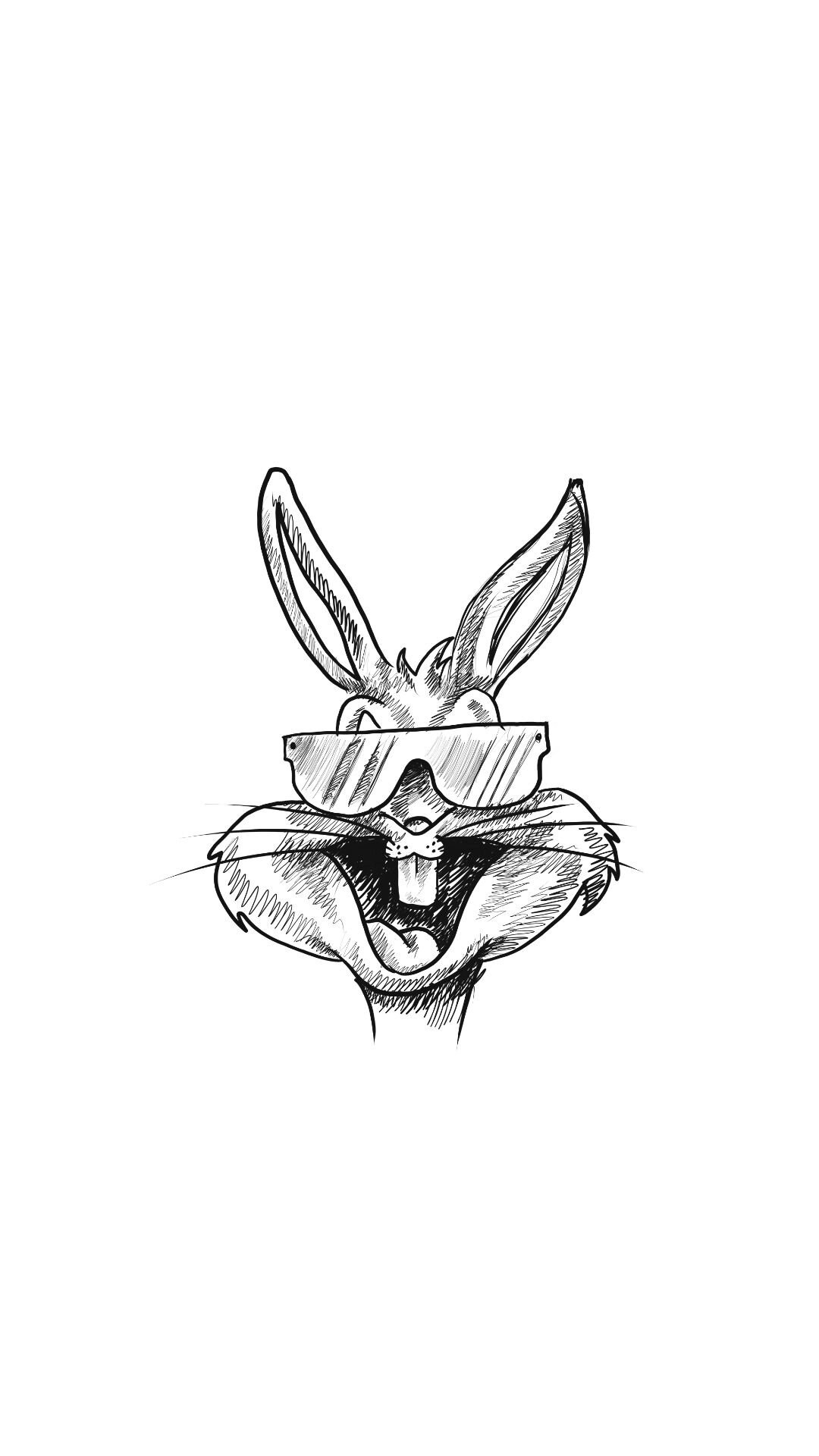 Bugs Bunny, Cool, Looney Tunes, PNG Digital Paint Download ...