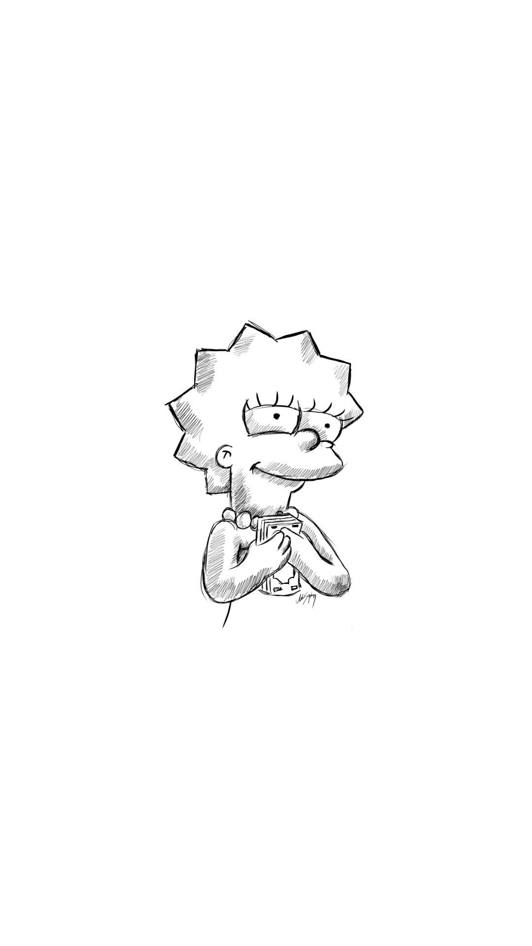 Lisa Marie Simpson, the Simpson, PNG Digital Paint Download ...