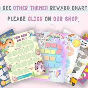 Printable Unicorn Reward Chart, Unicorn Behavior Chart, Kids Chore ...