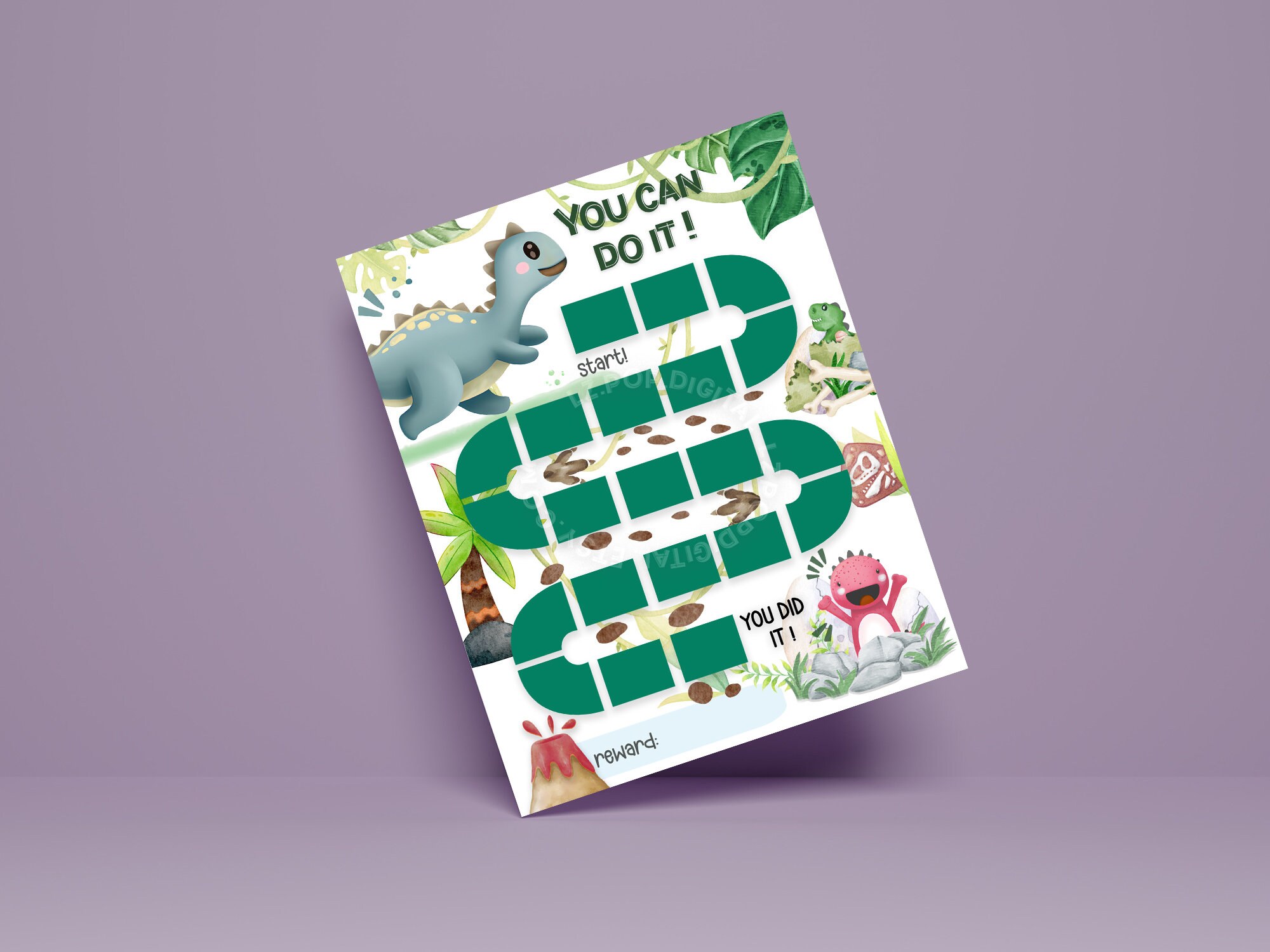 Printable Dinosaur Reward Chart Dinosaur Behavior Chart Kids - Etsy ...