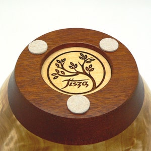 Large Hand Turned Poplar Burl Wood Urn - Urn for Ashes - Turned Wood ...