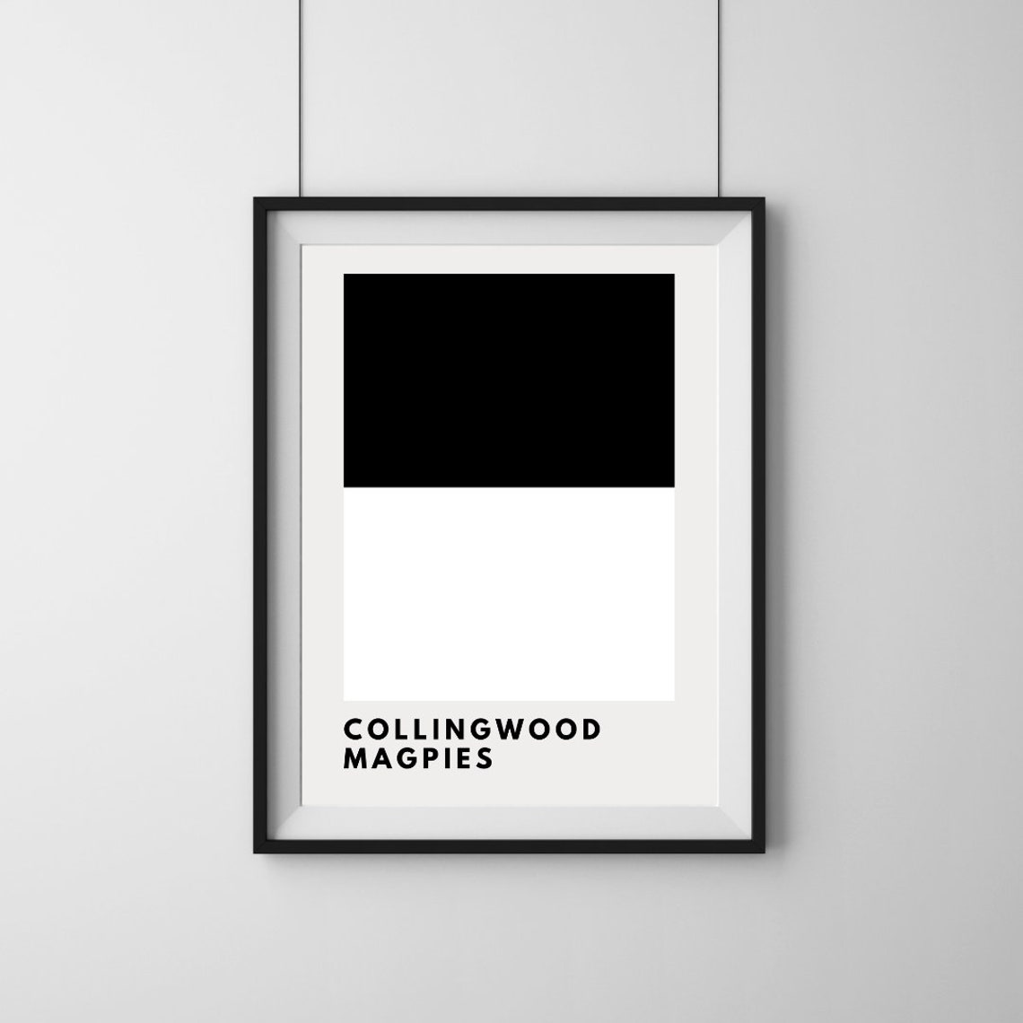 Collingwood Magpies Printable Digital AFL Wall Art - Etsy Australia