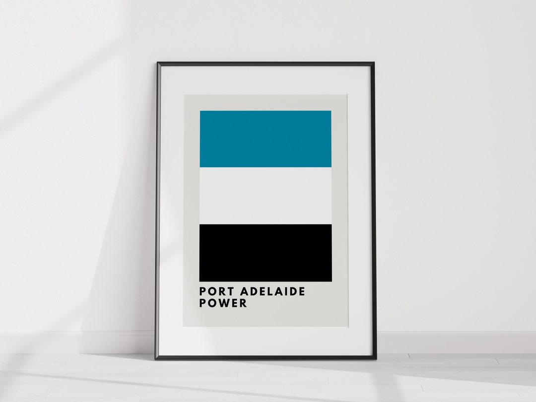Port Adelaide Power Printable Digitale AFL Wand Kunst Port Power Poster ...
