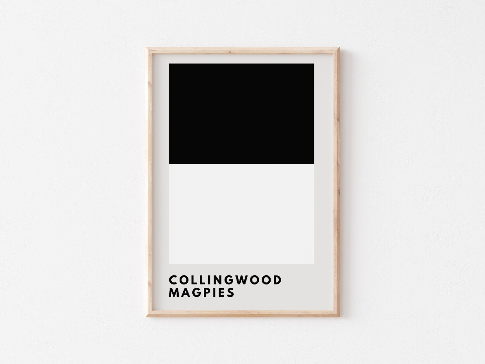 Collingwood Magpies Printable Digital AFL Wall Art - Etsy Australia