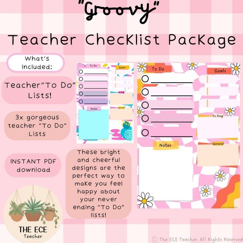 Teacher Observation Checklist Package | DIGITAL GROOVY Classroom Decor ...