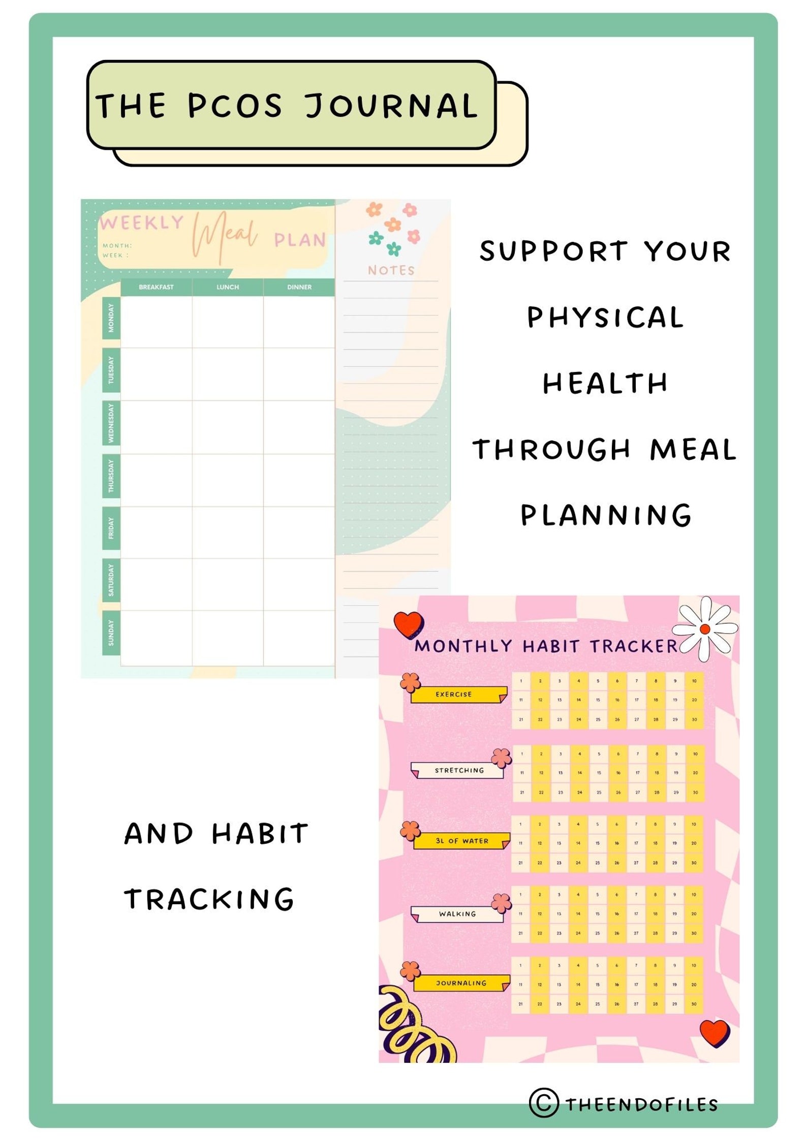 THE PCOS JOURNAL | Printable Journal for Pcos | - Etsy